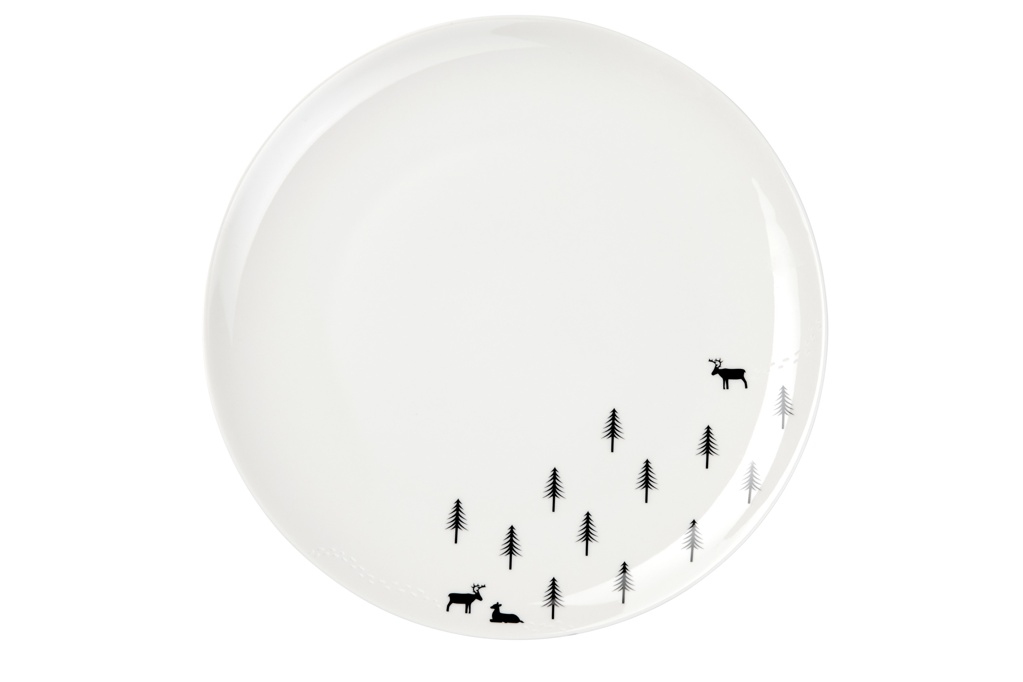 ASA Plat Bord Joy Snow Tracks 26.5cm - New Bone China | 32001338