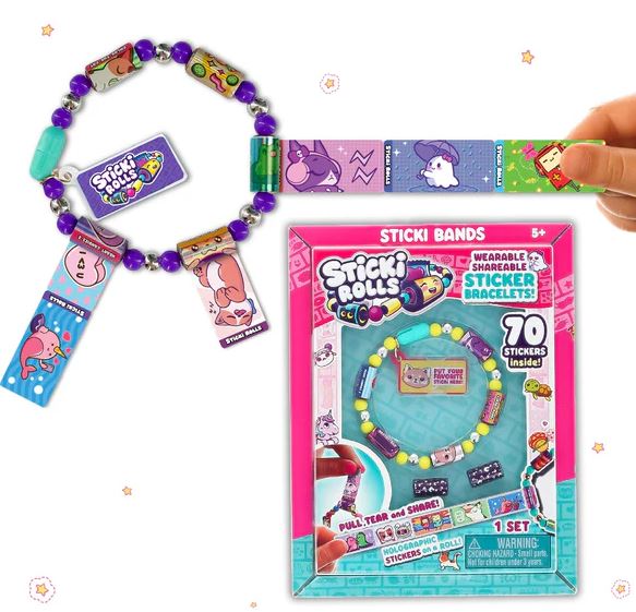 Sticki Rolls - Sticki Band Single Pack - Armband met Hologram stickers ...