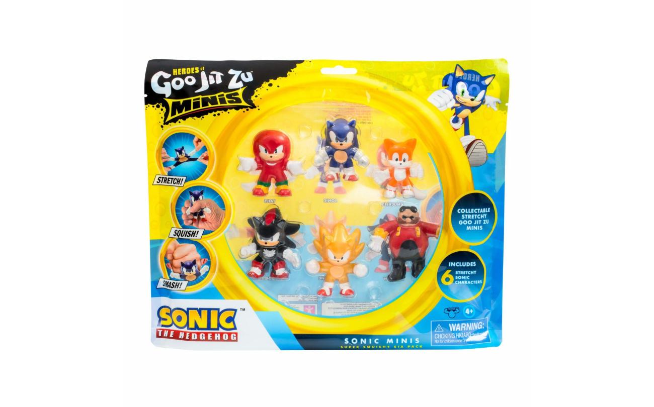 Goo Jit Zu Sonic Minis Mega 6 Pack