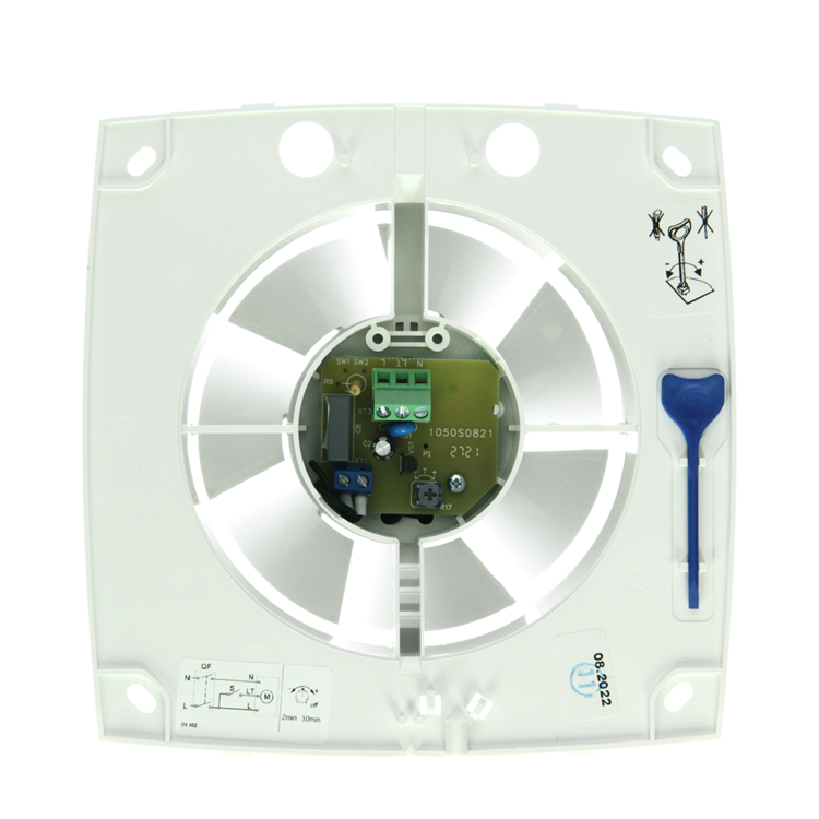 Renson Ventilator Mechanisch met Timer Diameter 125 mm