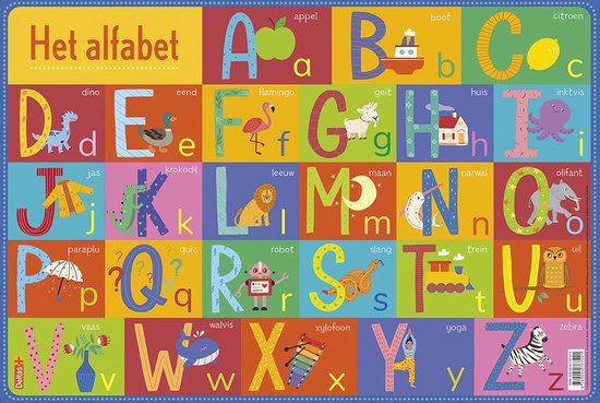 Deltas Educatieve Onderlegger Het Alphabet | 31968033