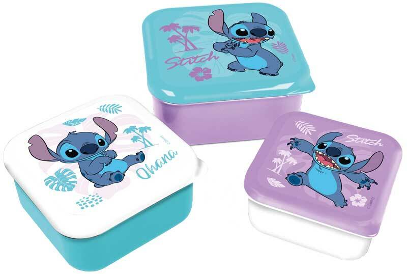 Stitch Snack Box Set 3 stuks