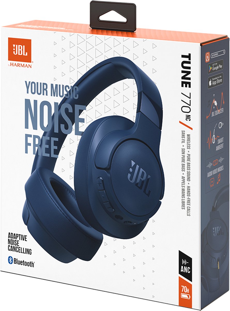 JBL Tune T770 Bluetooth NC HoofdtelefoonBlauw
