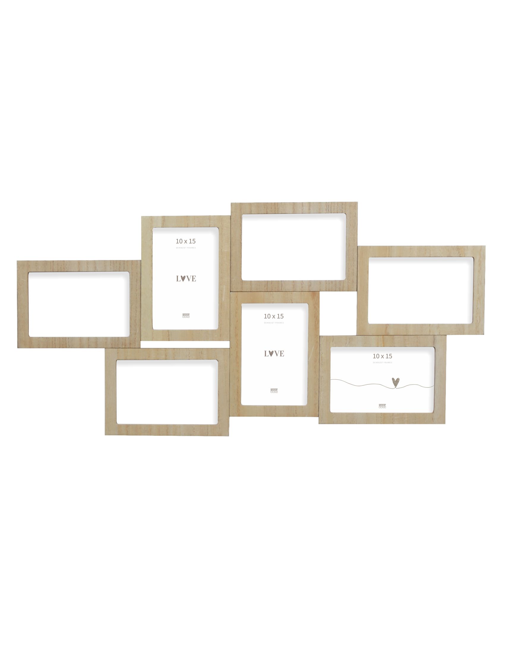 Deknudt Fotokader Multi Naturel voor 7 Foto's 10x15 cm | 31993181