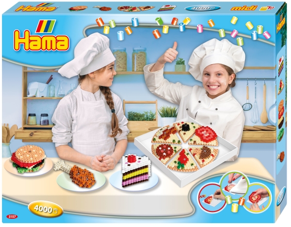 Hama Strijkkralen Snack Box 4000 Parels