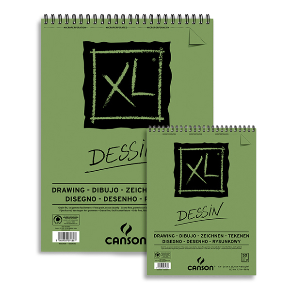 Canson Tekenblok XL Dessin A3 - 160g - 50 Vellen - Spiraal