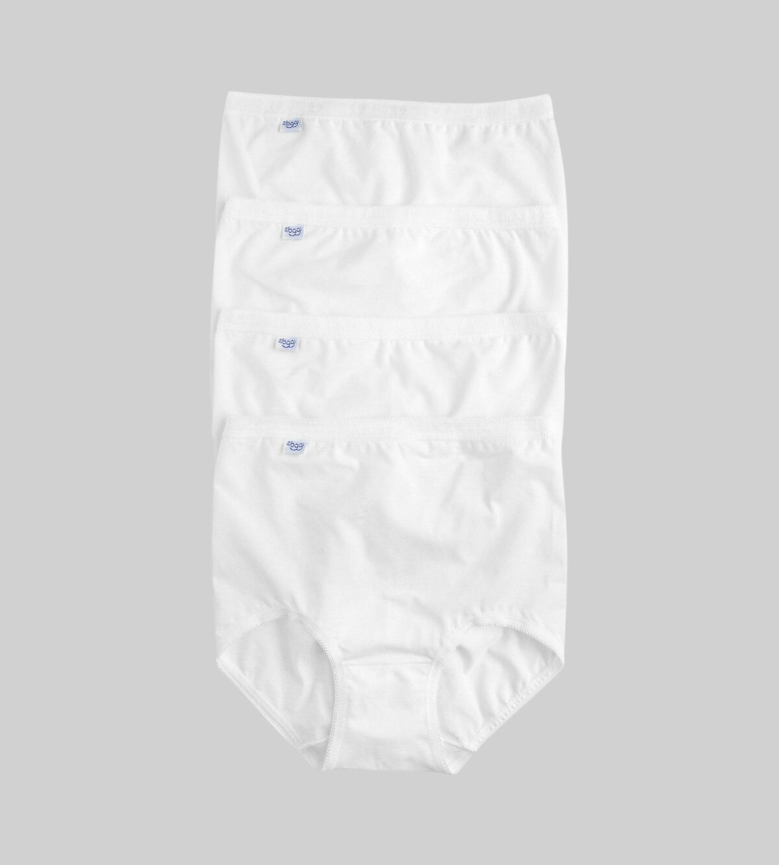 Sloggi Slip Basic Maxi Dames 3+1 gratis Wit maat 48