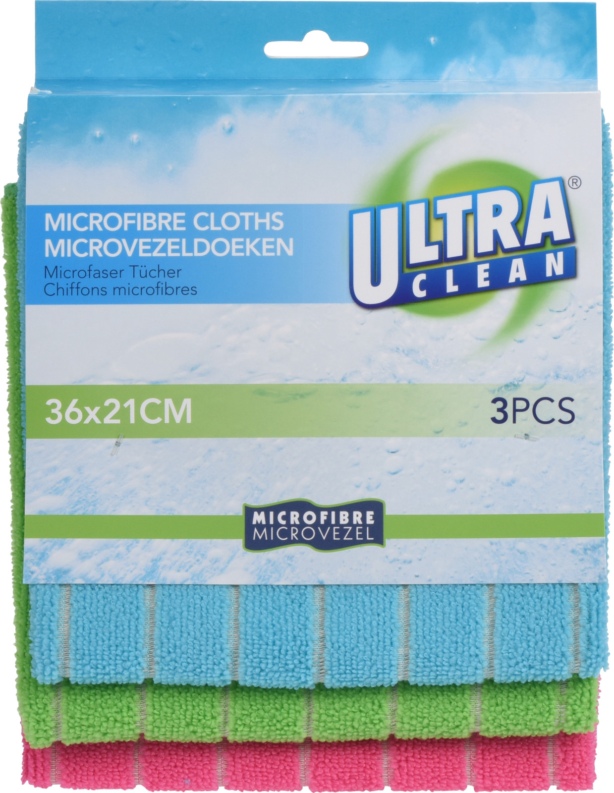 Microvezeldoek 36x30 cm Set 3 stuks
