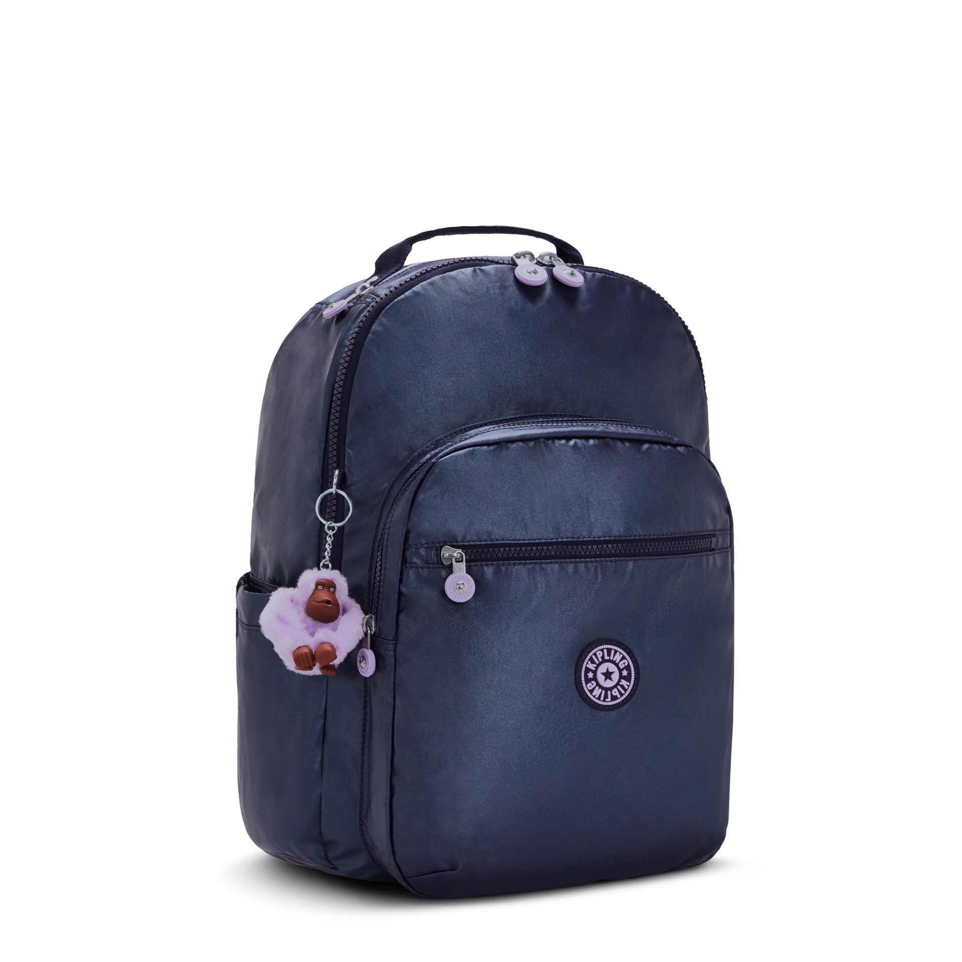 Kipling Rugzak Seoul 27 l Admiral Blue Metallic - 35x20.5x44 cm
