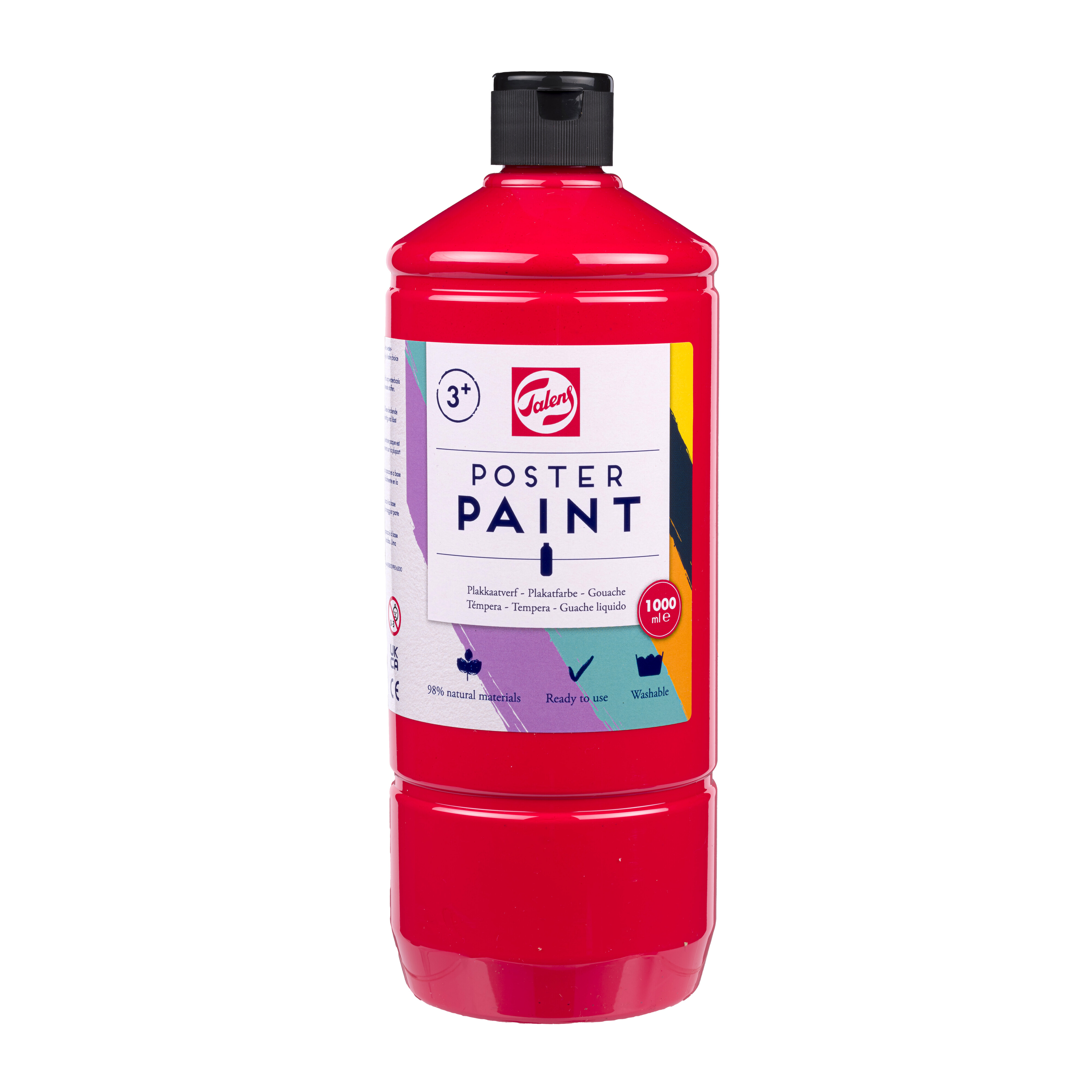 Talens Gouache Plakkaatverf Poster Paint 1l Rood | 32061750