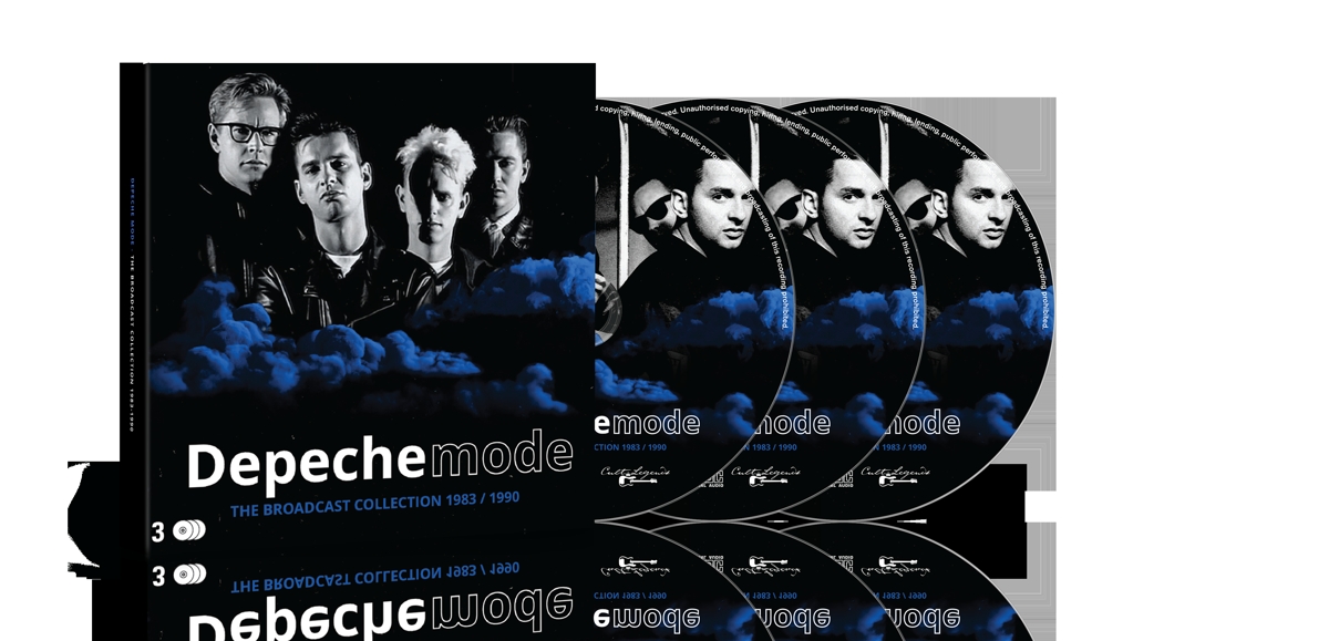 Depeche Mode 1983 - 1990 3CD Box The Broadcast Collection