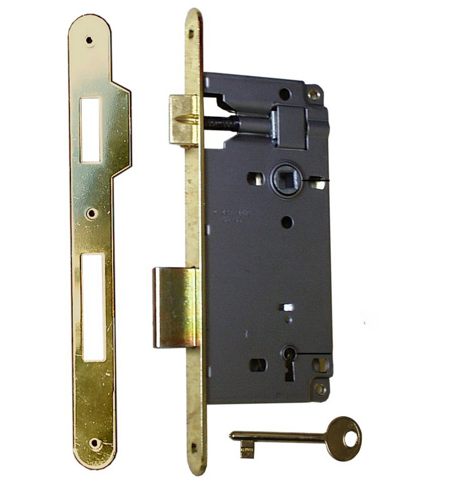 Pacostar Deurslot Keerbaar Rond Verchroomd 90x50 mm