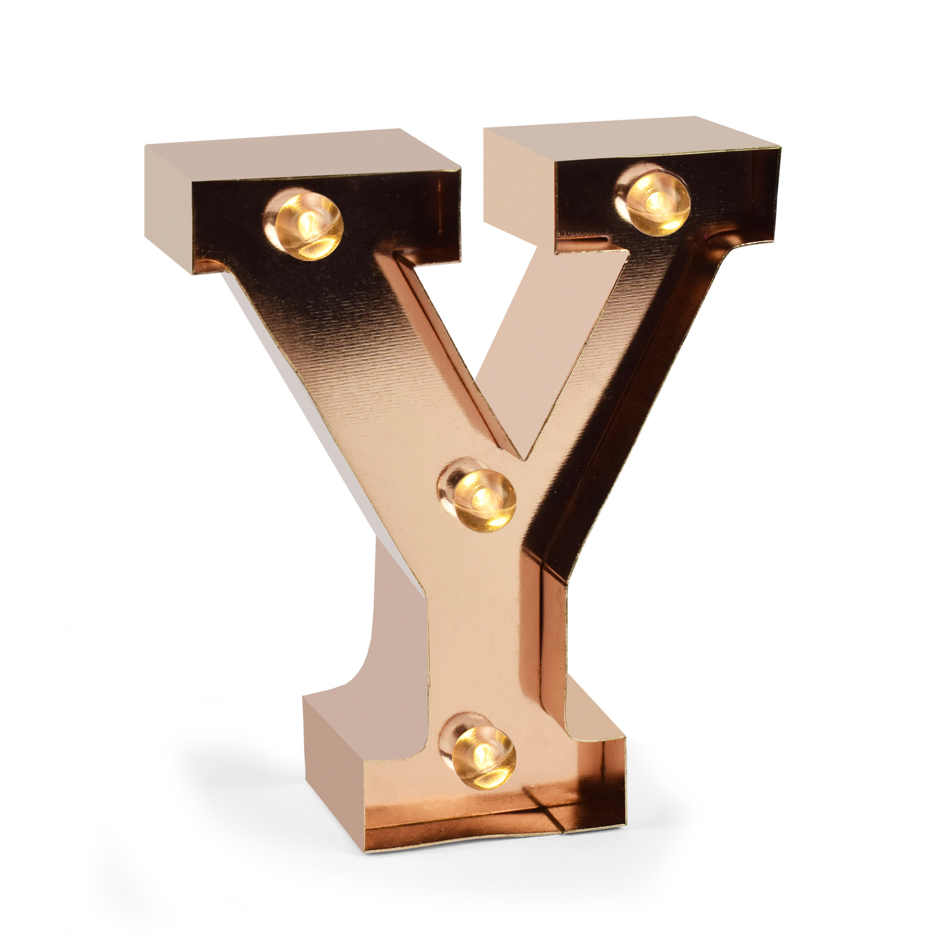 Legami Mini Deco LED Licht Letter Y 10x8.5x3.5cm - werkt op batterijen