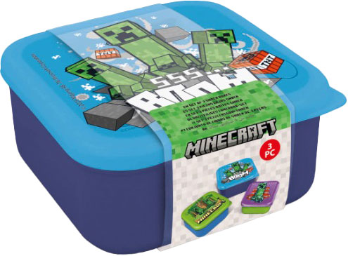 Minecraft Snack Box set 3 stuks | 32129349