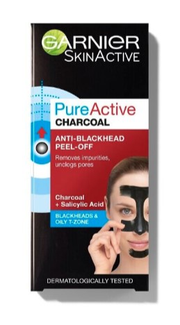 Garnier Pure Active Masker Peel-Off Charcoal tegen verstopte Porien 50 ml