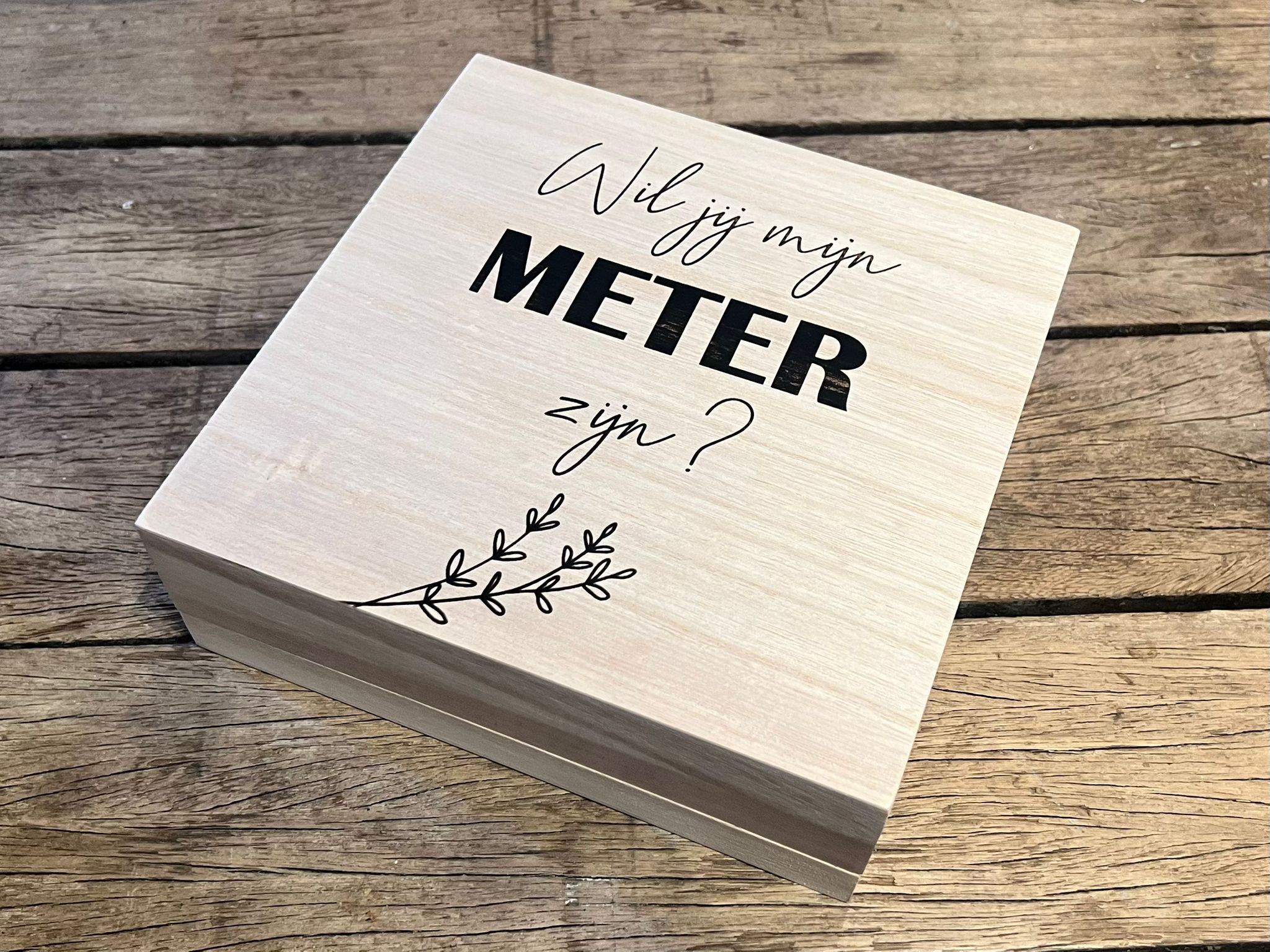 Dotti Doos Vierkant Wil Je Mijn Meter Zijn? | 32049700