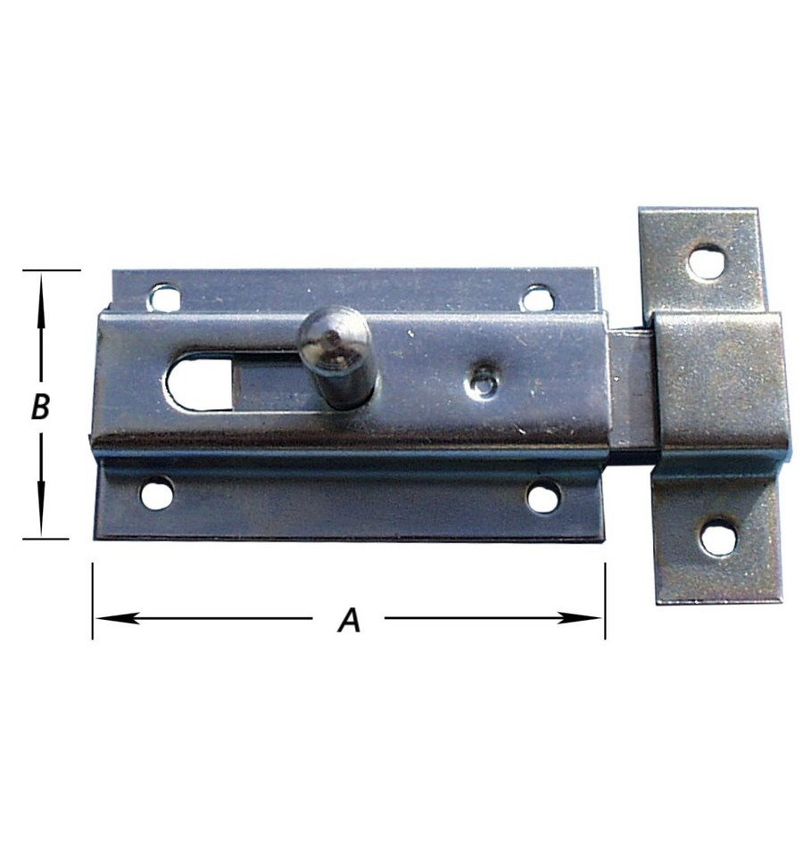 Pacostar Schuif met Beugel Verzinkt 80 mm