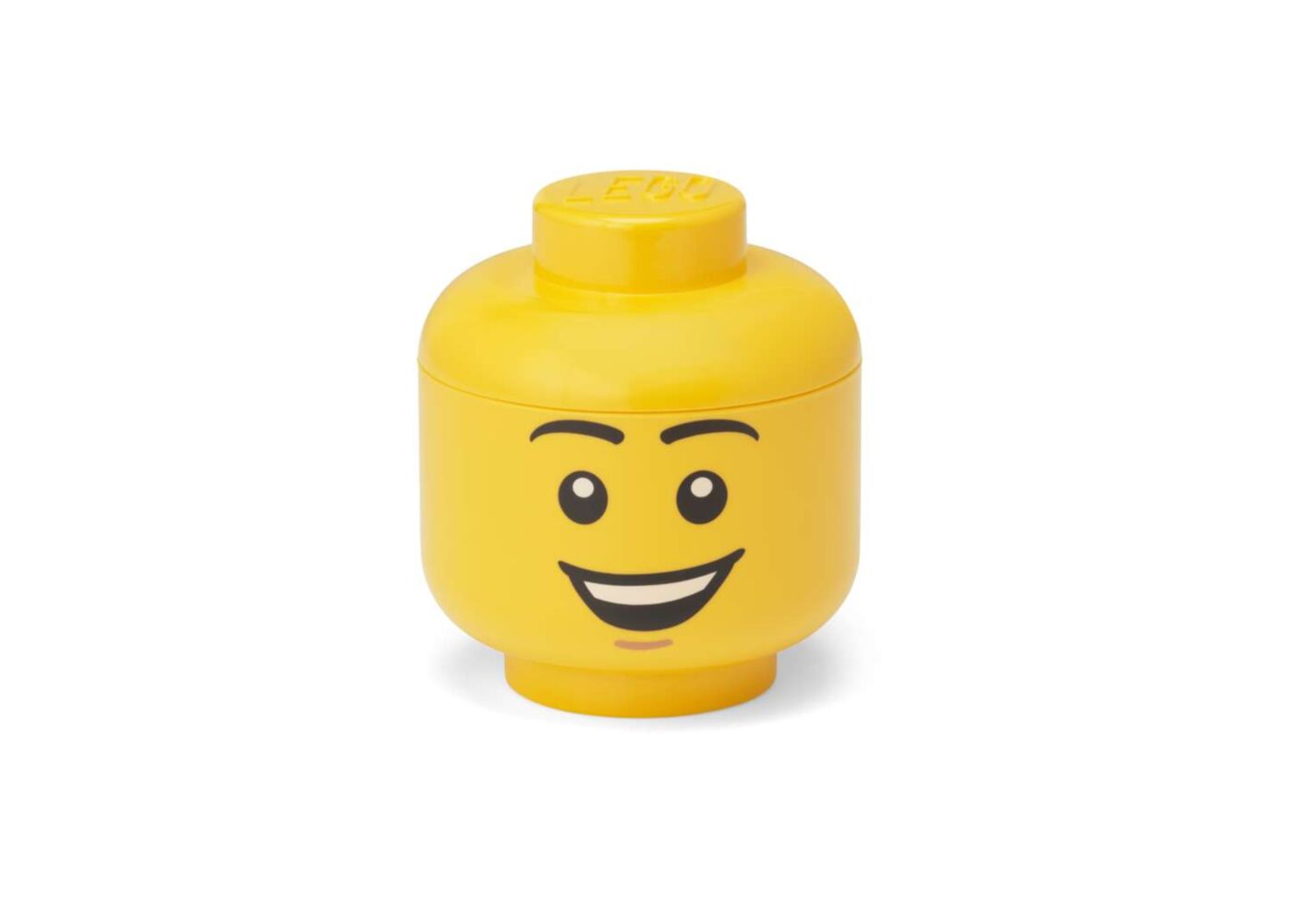 Lego Opbergbox Hoofd Happy Boy 10x11.5 cm | 32064959