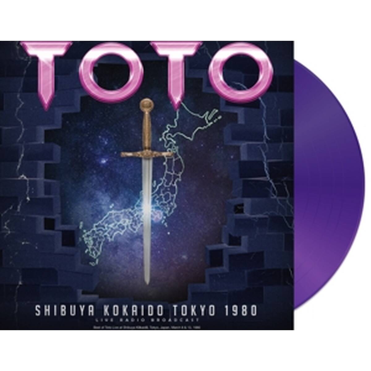 Toto - Shibuya Kokaido Tokyo 1980 LP The Vinyl Champ - Purple