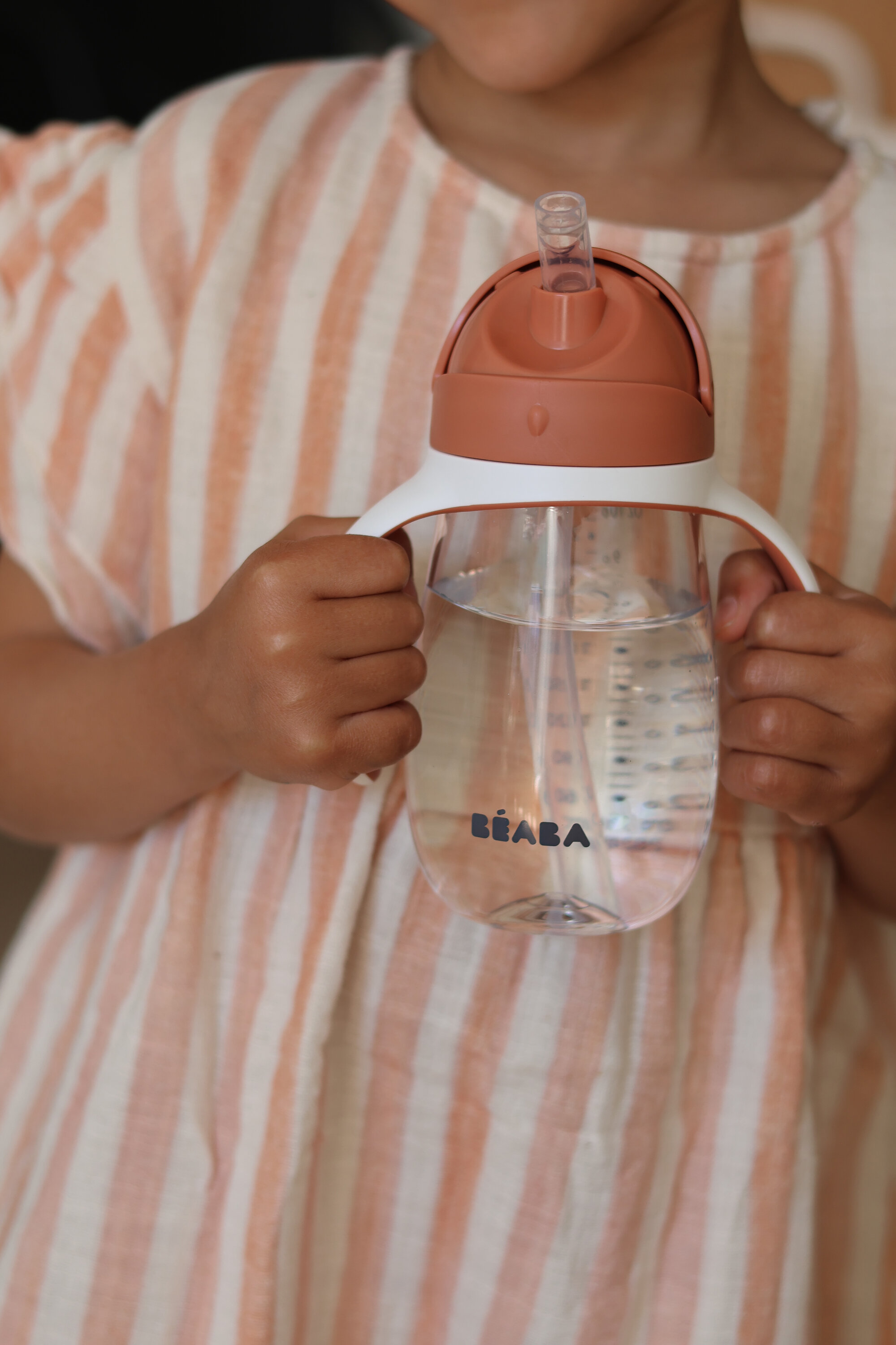 Beaba Drinkbeker met Rietje Terracotta 300 ml | 31973833