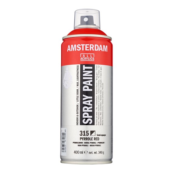 Amsterdam Acrylverf Spray paint 400 ml Pyrrolerood - 315