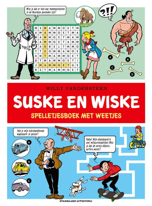 Suske en Wiske Spelletjesboek met Weetjes 7+ | 31985524