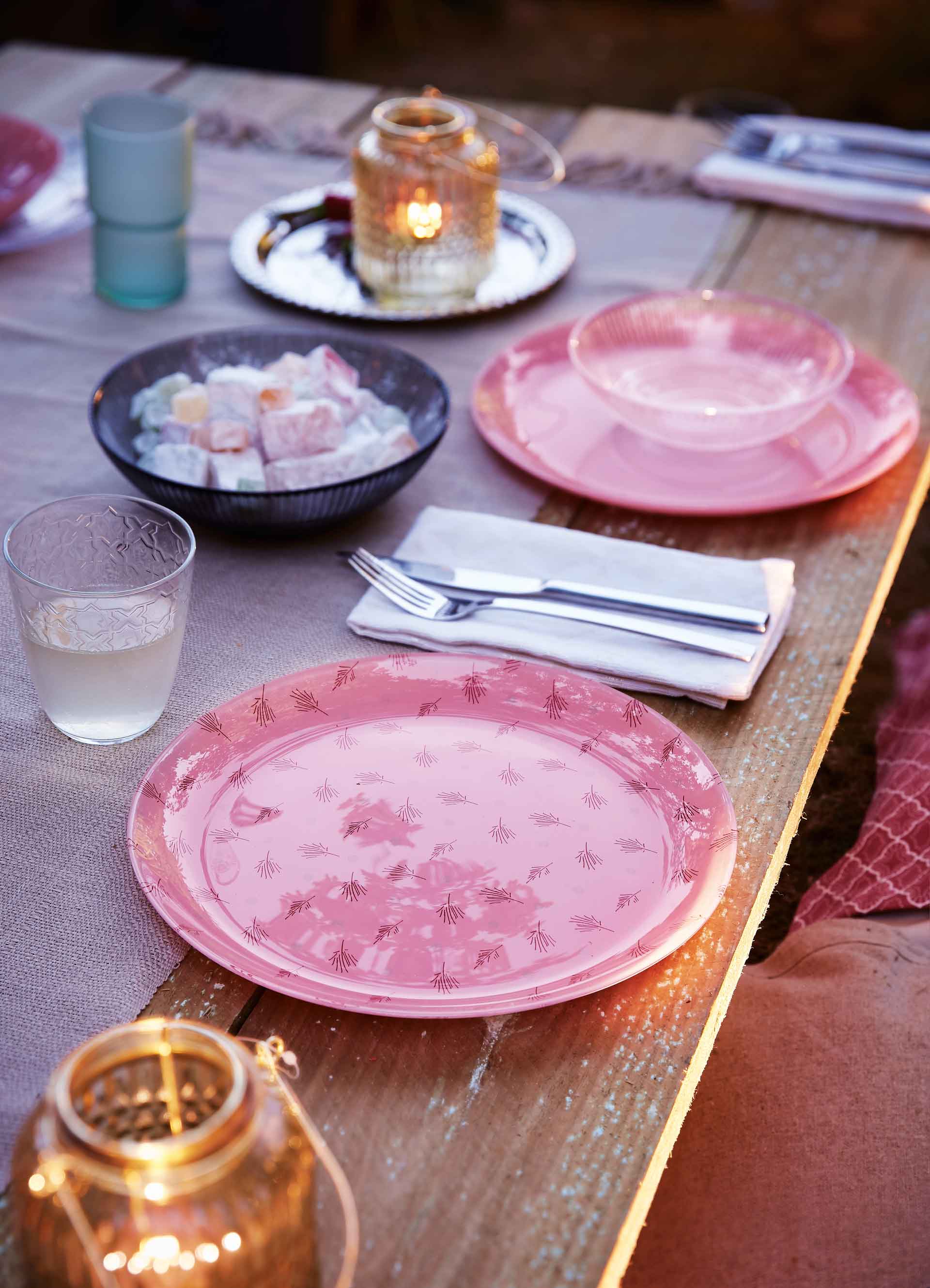 Luminarc Waterglas Concepto Stripy 31 cl Roze