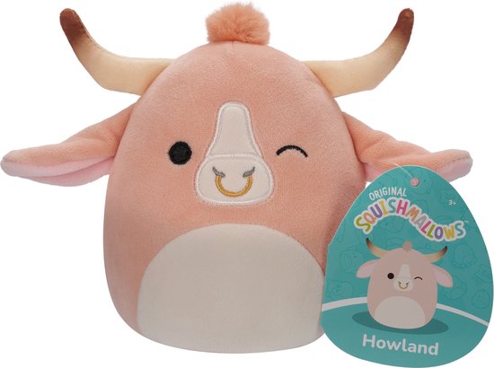Squishmallows Pluche 40 cm Howland - Peach Brahma Bull