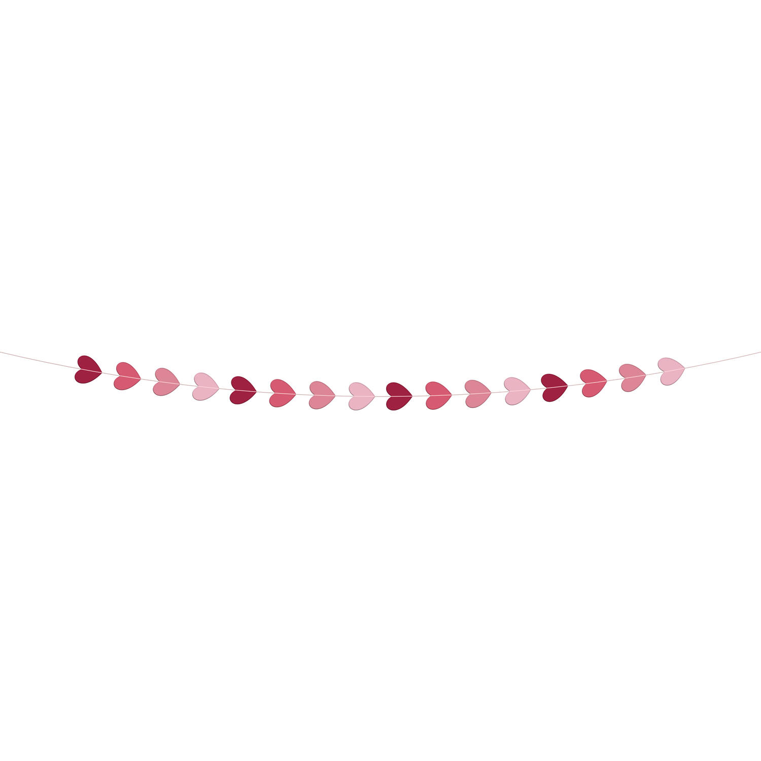 Slinger Mini Hartjes Papier 300 cm