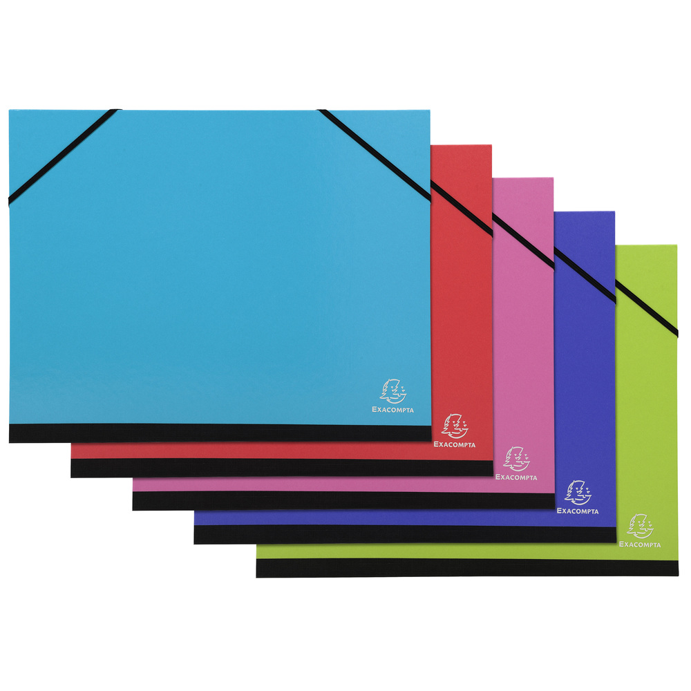 Exacompta Iderama Tekenmap + Elastiek A4 38x28 cm - Assorti