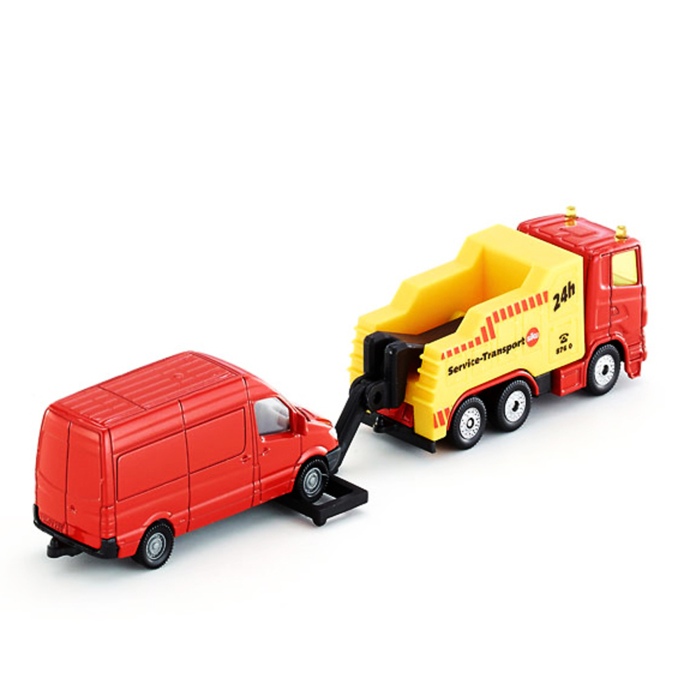 Siku 1667 Takelwagen met Bestelwagen