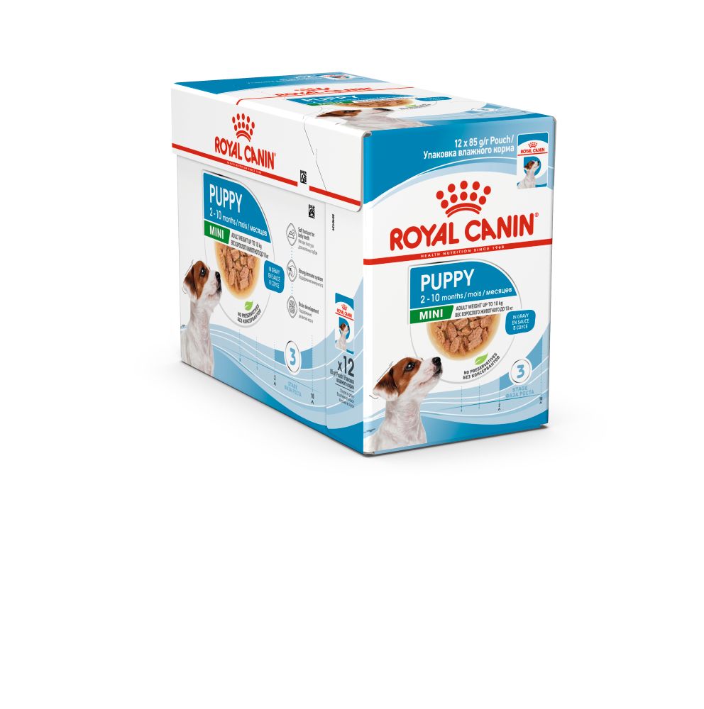 Royal Canin Mini Puppy Pouches 12x 85 g Natte Hondenvoeding
