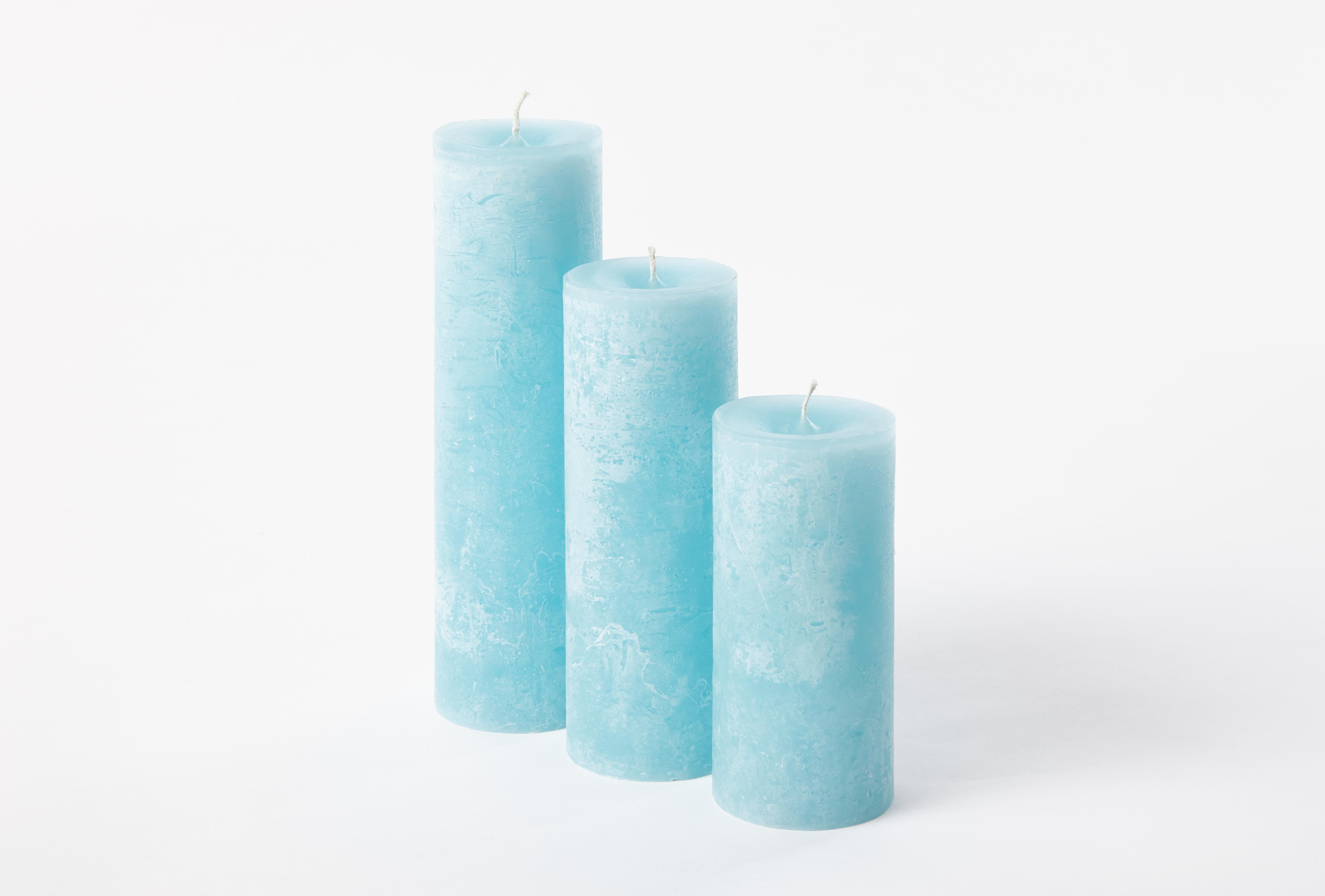 Dekocandle Mini Superkaars 10x20 cm Turkoois