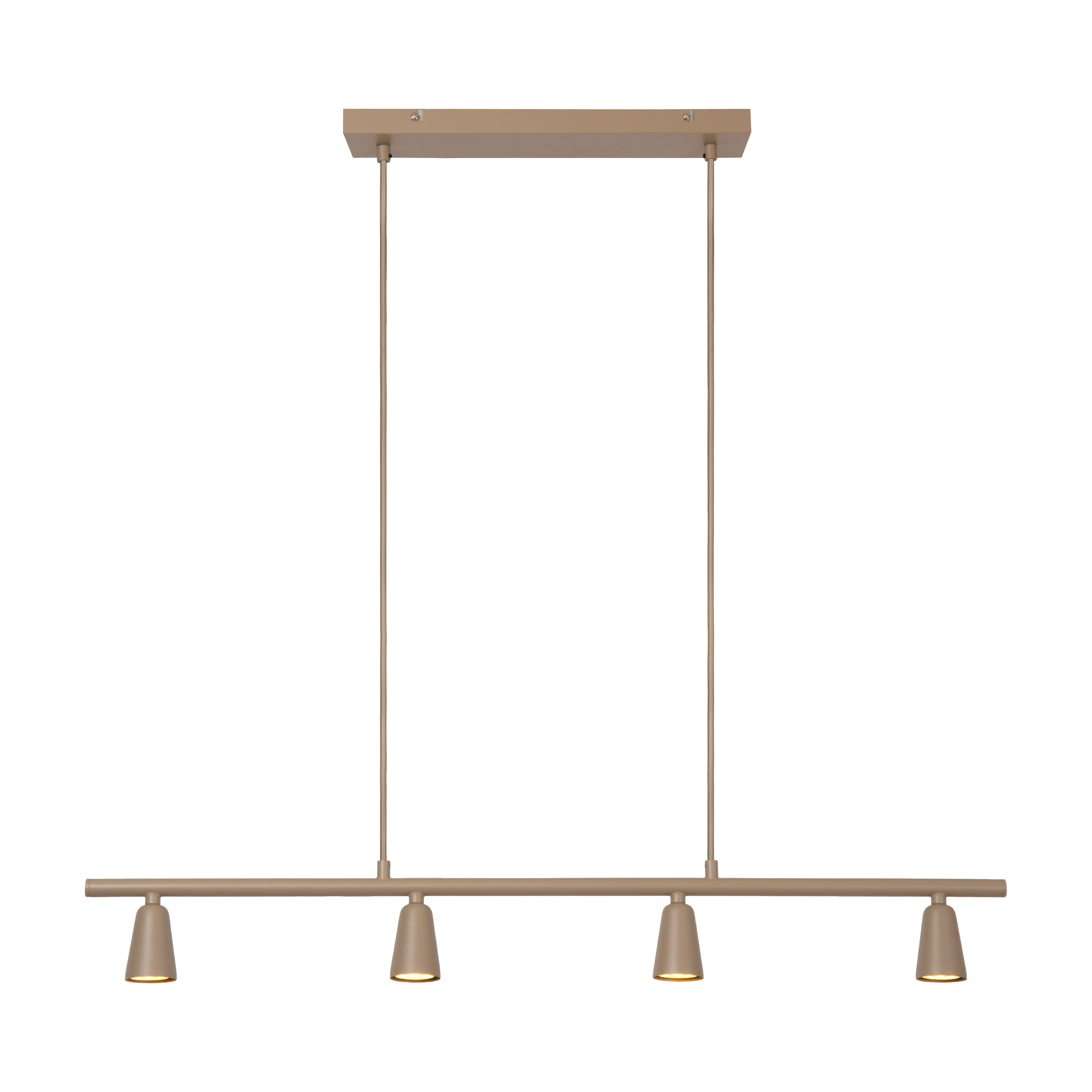 Lucide Tiana Hangarmatuur Taupe 4x GU10 | 32164630