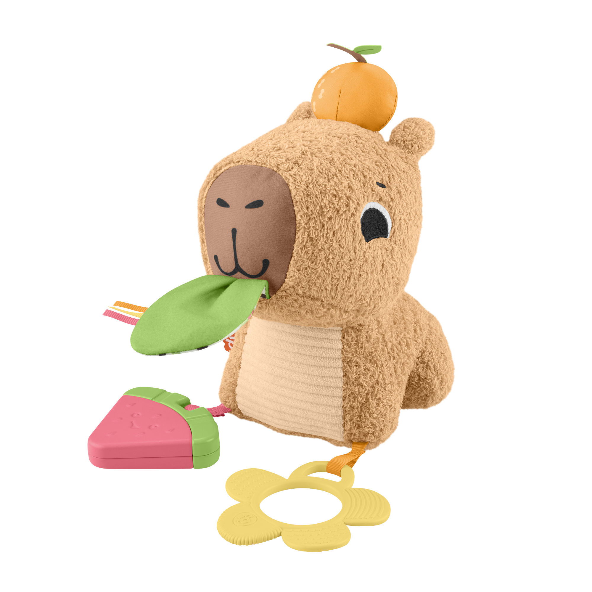 Fisher-Price Snuggly Snacky Capy, Capibara Knuffel | 32051214