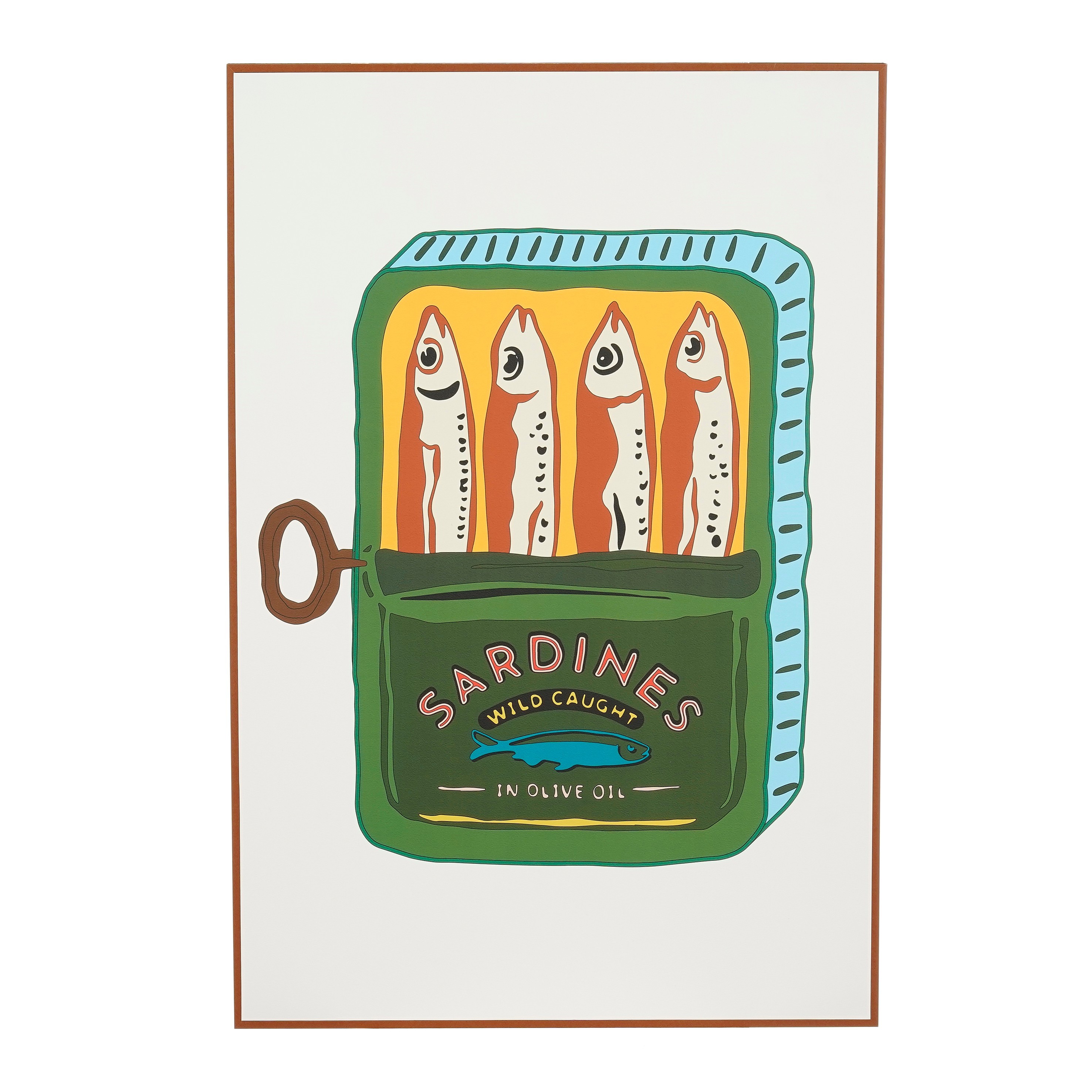 Mica Muurdeco Sardines 41x61 cm | 8720983610288