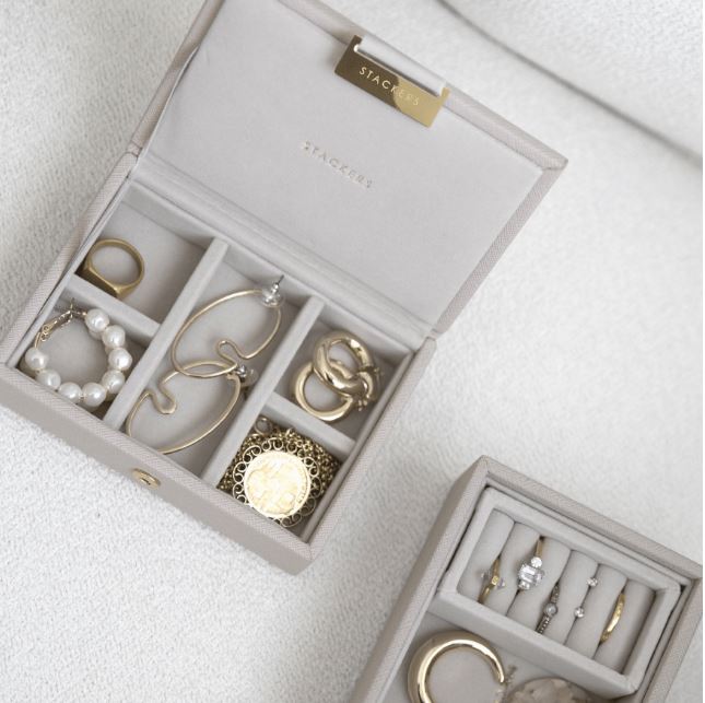Stackers Juwelendoos Micro 2 stuks Taupe