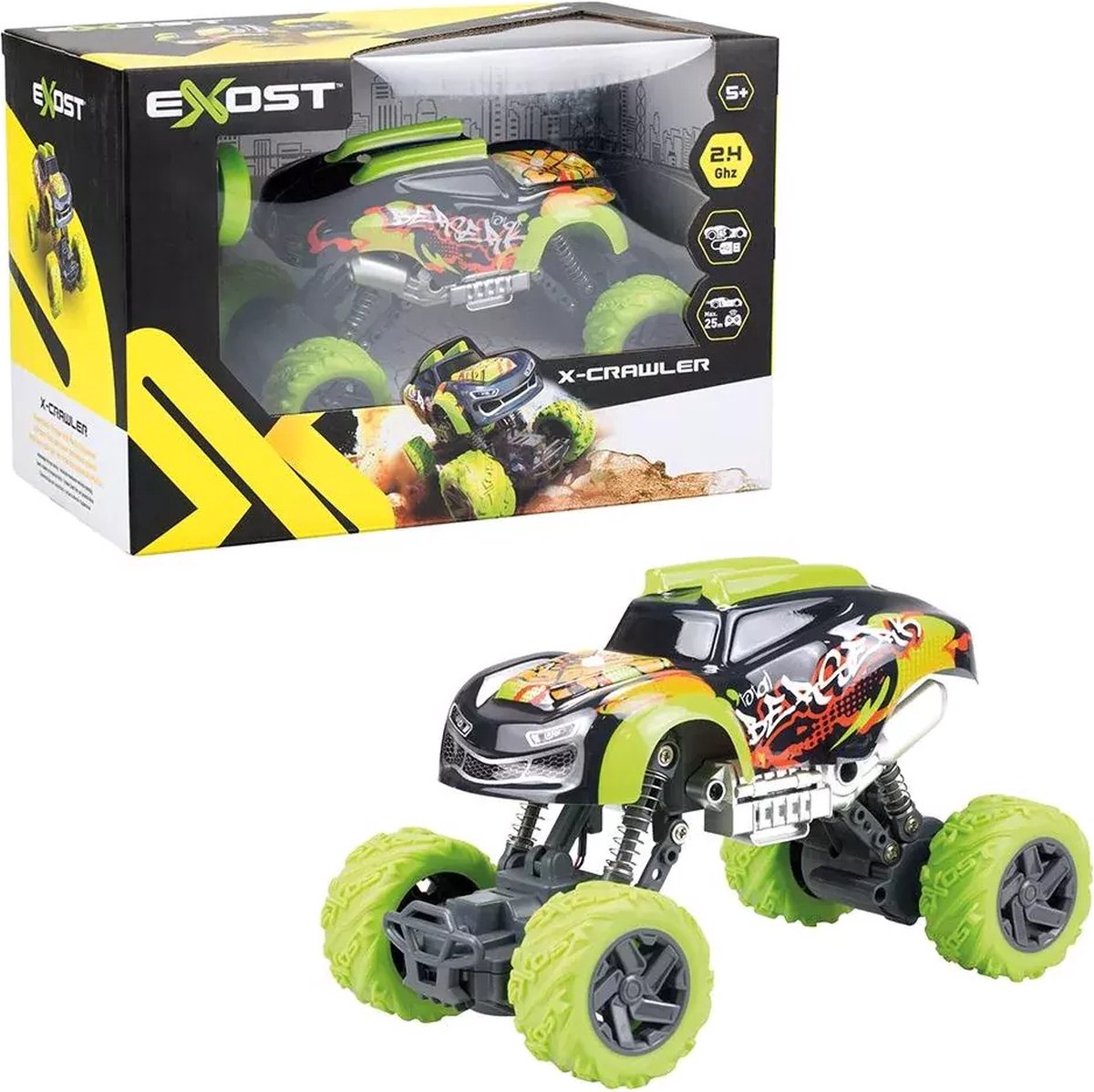 Exost X-Crawler RC Offroad Truck groene wielen
