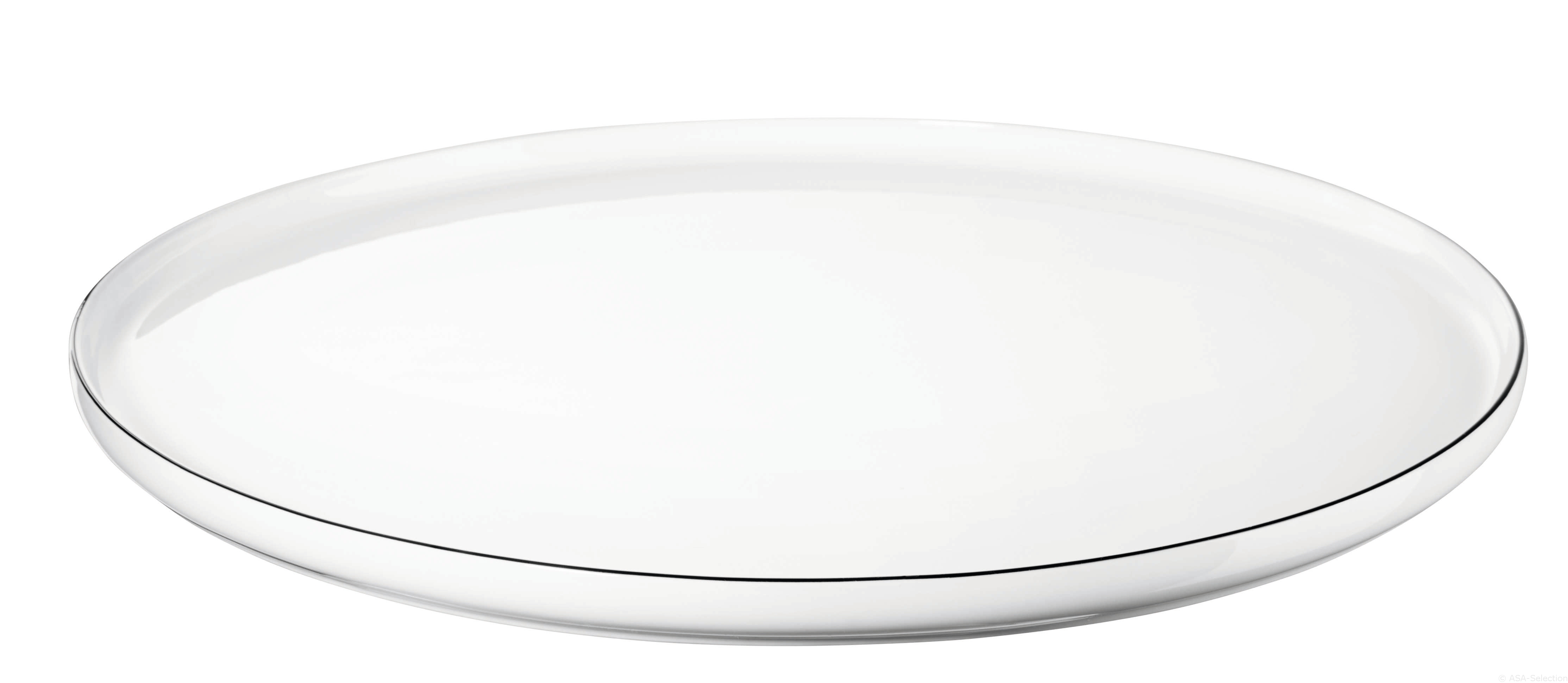 ASA Bord Oco Noir 32 cm Wit - Bone China