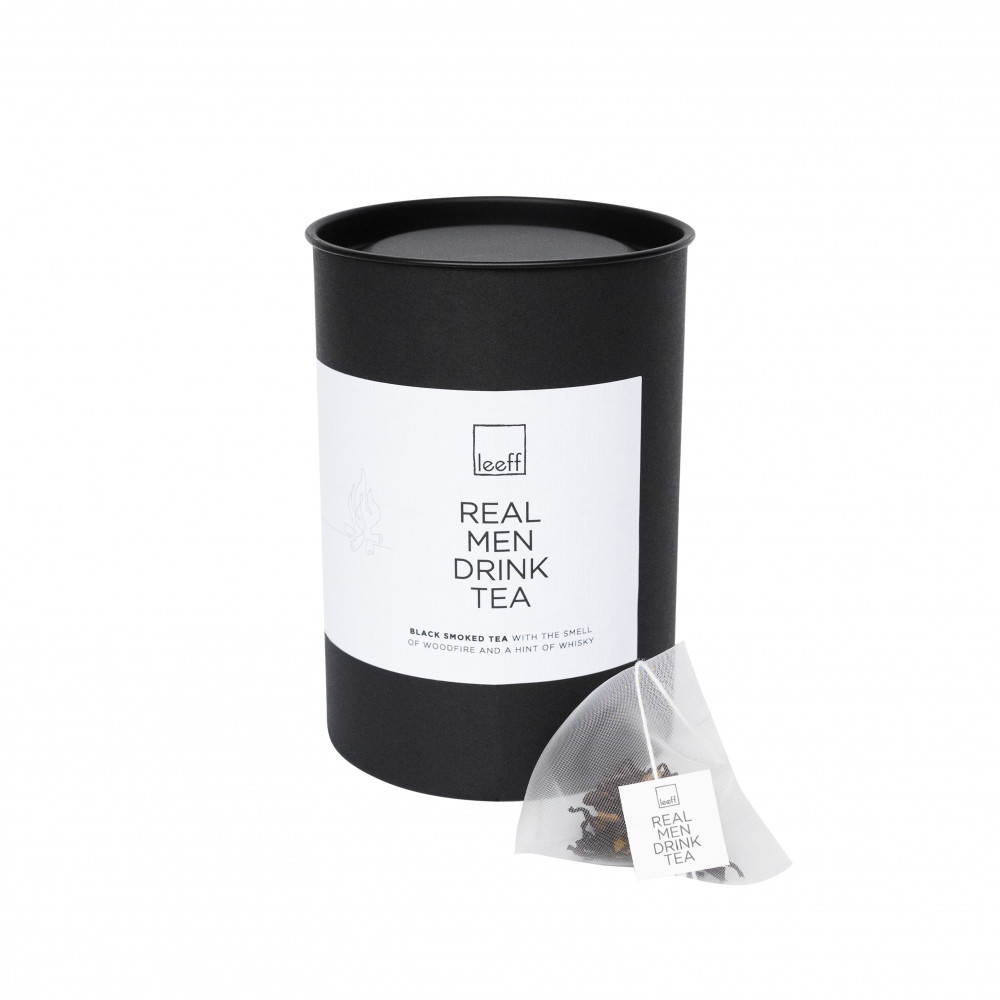 Leeff Thee Real Men Drink Tea - Black Smoked Tea - 20 Zakjes | 32065349
