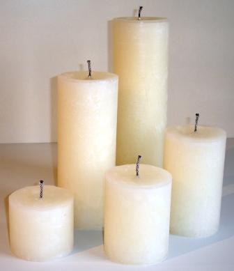 Dekocandle Mini Superkaars 10x20 cm Linnen