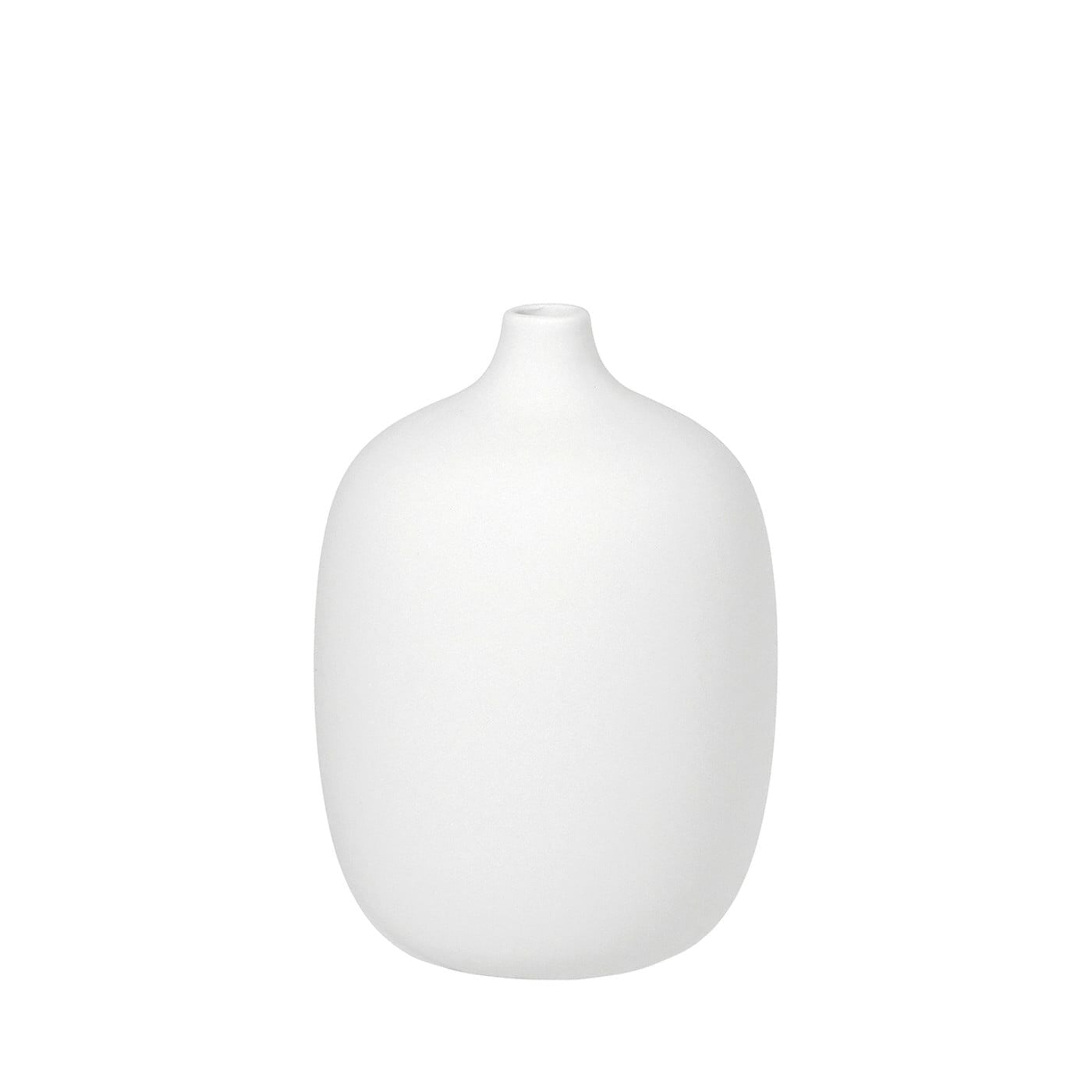 Blomus Vaas Ceola 18.5 cm Wit - Keramiek - diam.13.5 cm