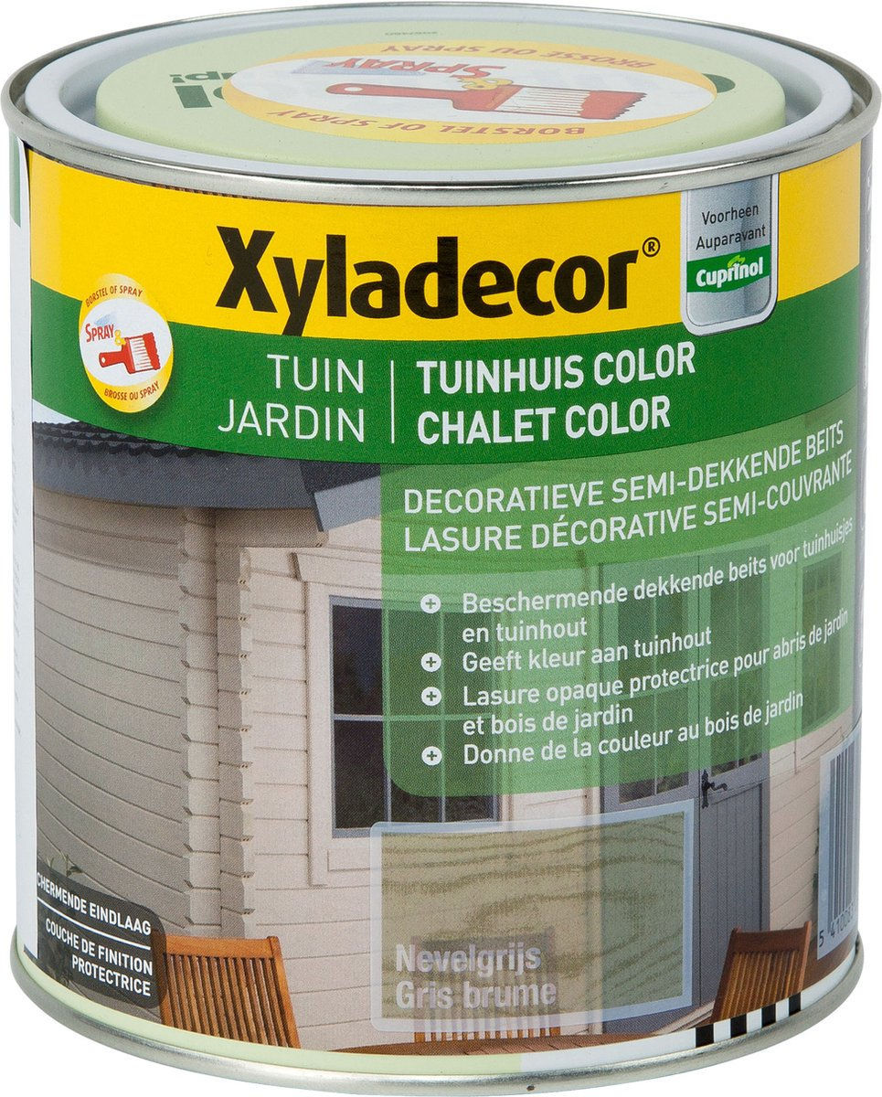 Xyladecor Tuinhuis Color 1 l Nevelgrijs