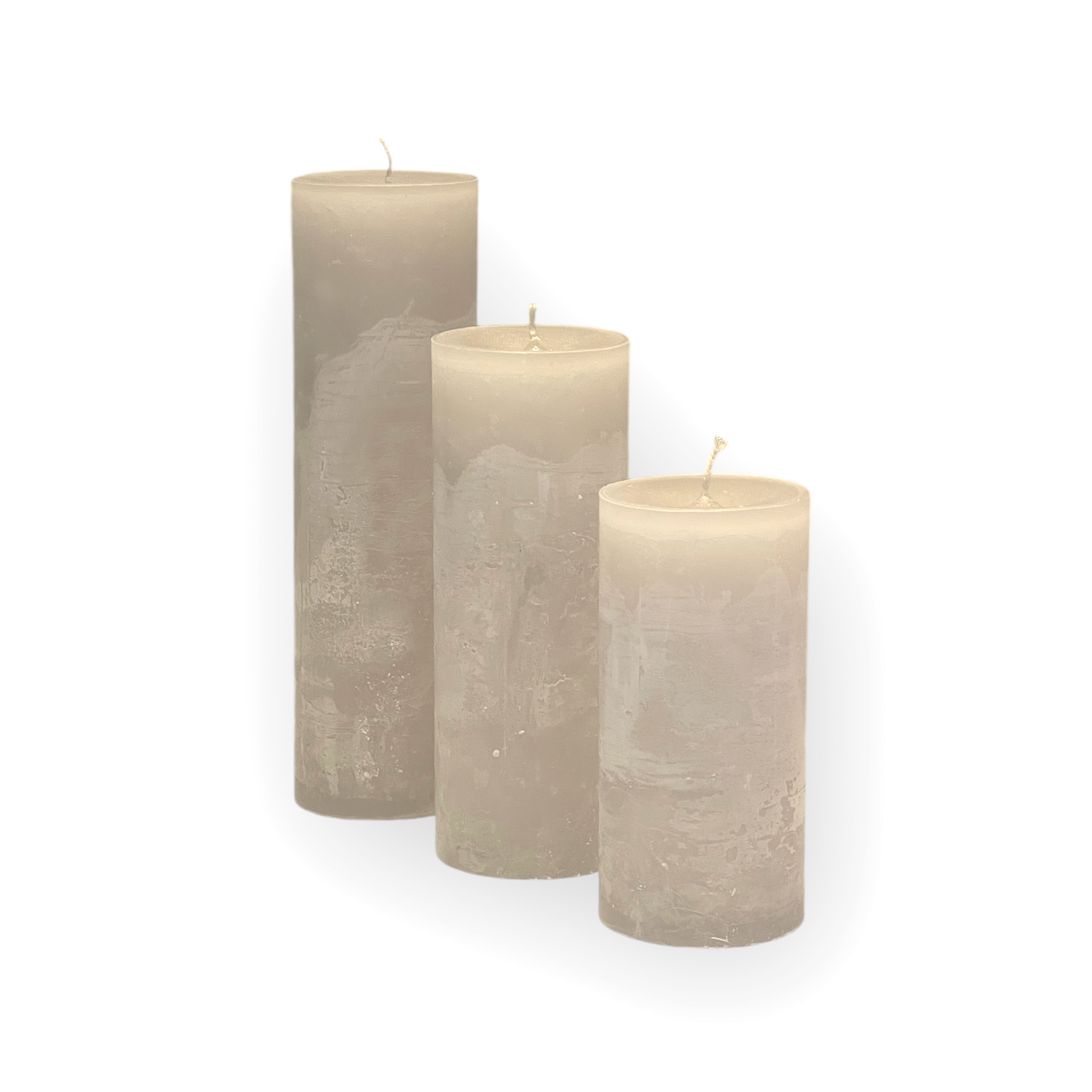 Dekocandle Cilinderkaars 8.6x15cm Pearl | 32074390