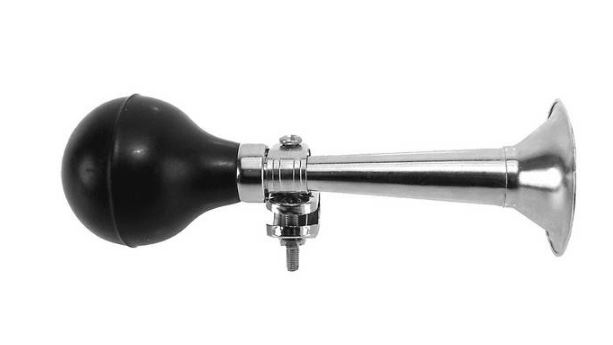 Luchthoorn fiets toeter verchroomd