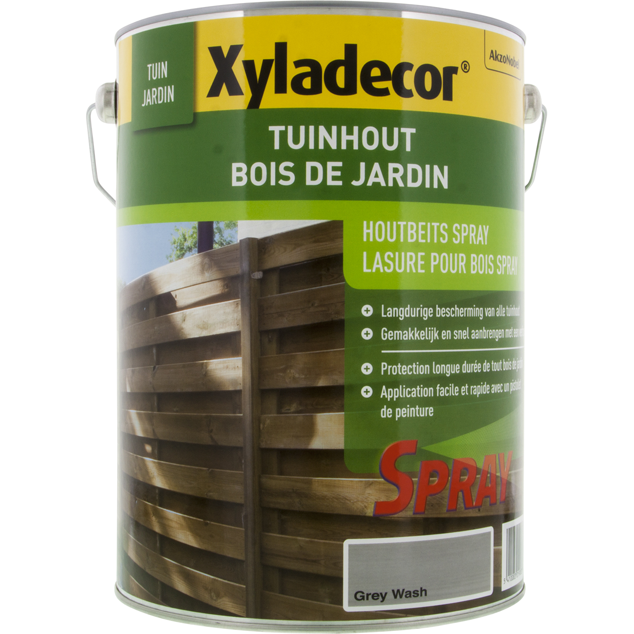 Xyladecor Tuinhoutbeits Spray 5 l Grey Wash