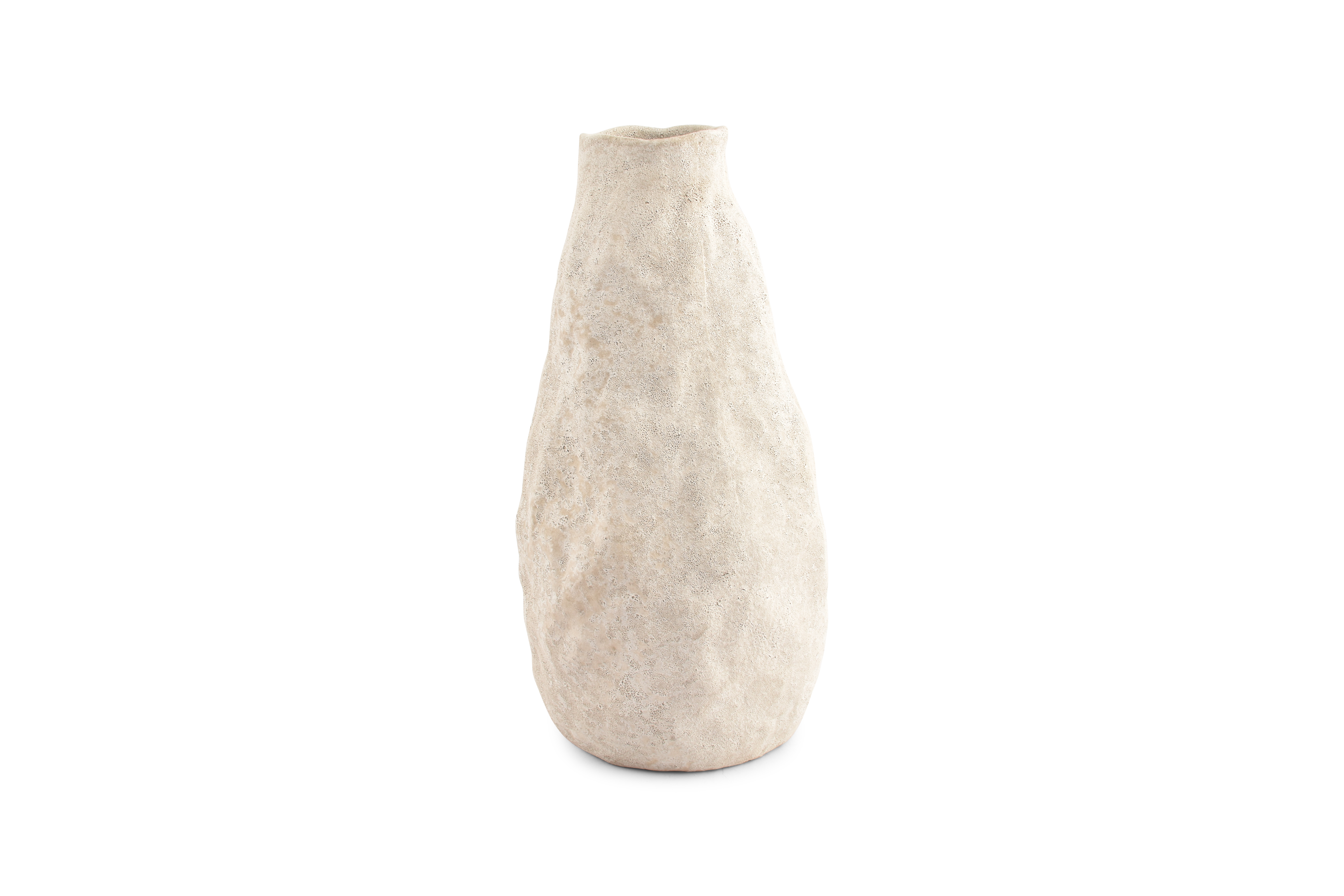 Salt & Pepper Vaas Cave Beige 17x33.5 cm - Keramiek | 32067539