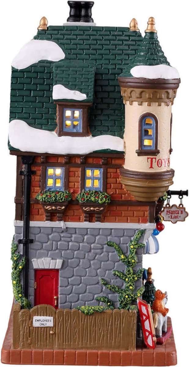 Lemax Village Santa's List Toy Shop