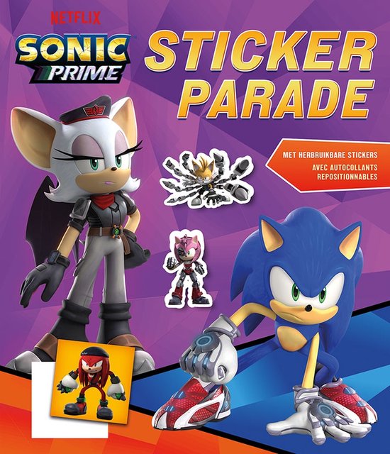 Stickerboek Sonic Prime Sticker Parade | 31959020