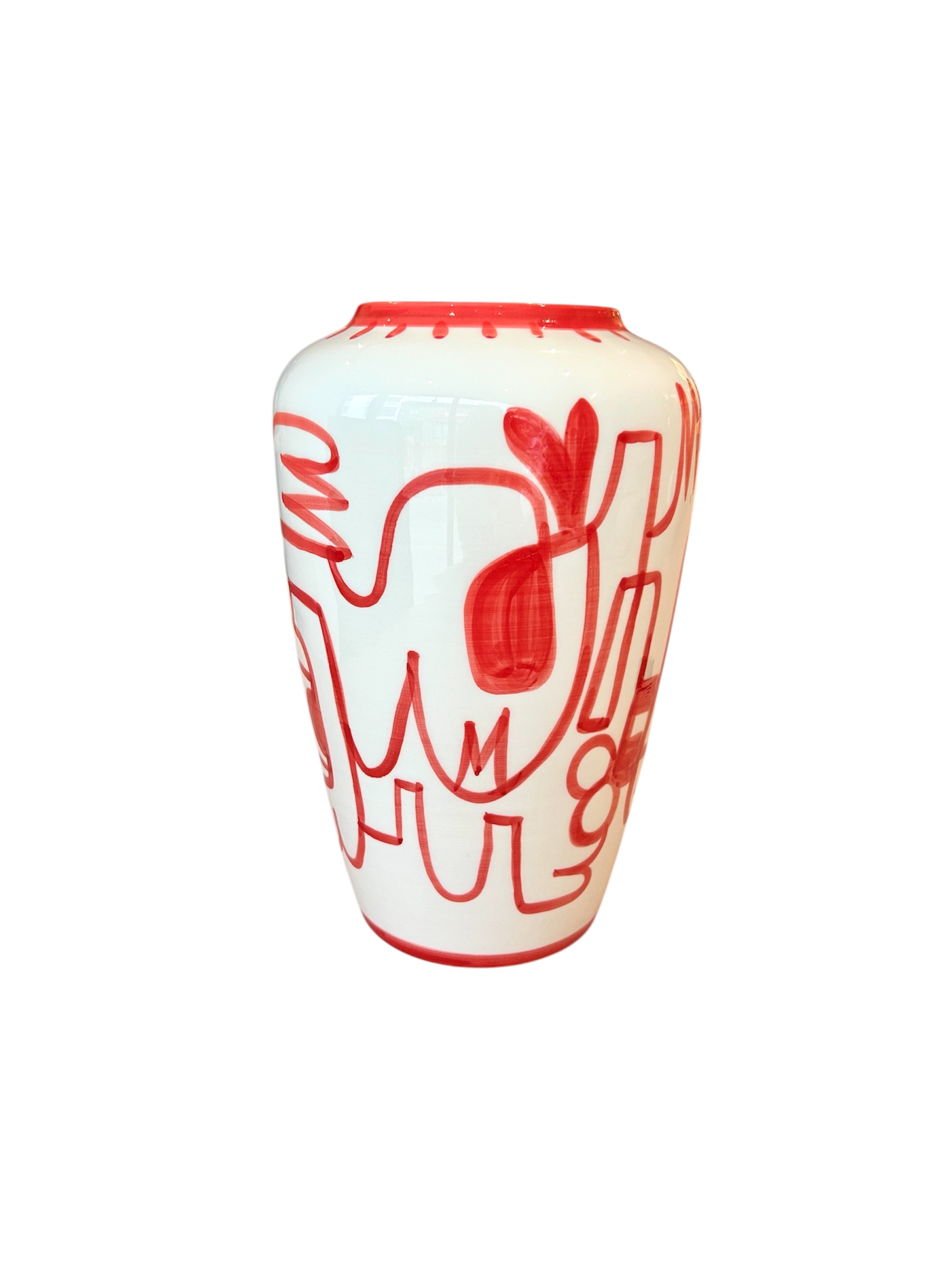 Val Pottery Vaas Rubi 9x25 cm - Handgemaakt Keramiek - by Julie Loeckx ...